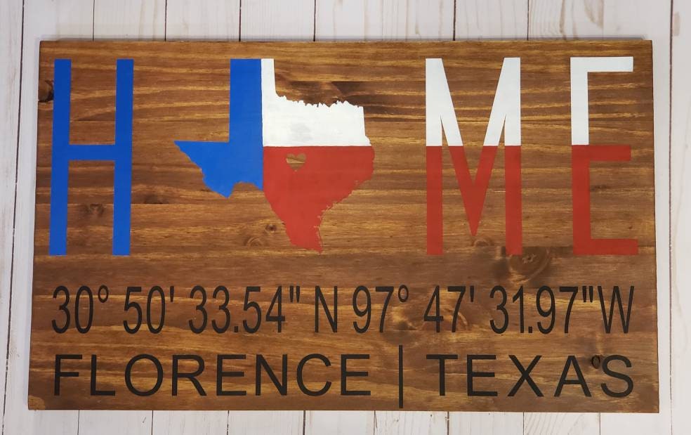 Wooden Texas Home Sign/texas Wall Art - Etsy