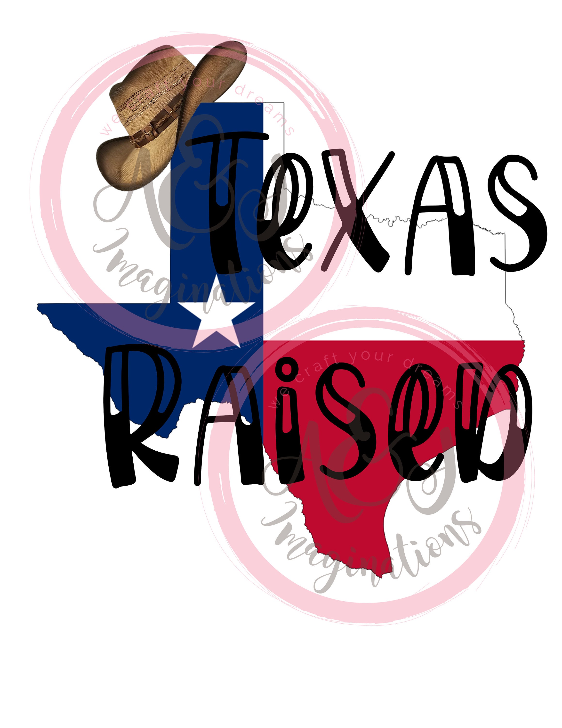 Texas Born and Texas Raised PNG Graphic - Etsy