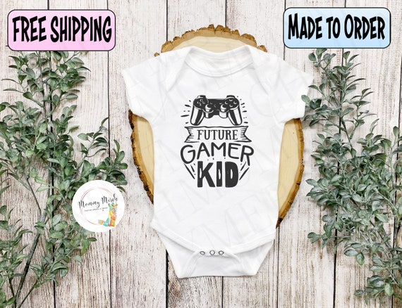 Future Gamer Kid Baby Bodysuit-coming Home Outfit-newborn Boy - Etsy