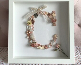 Custom button letter | Etsy