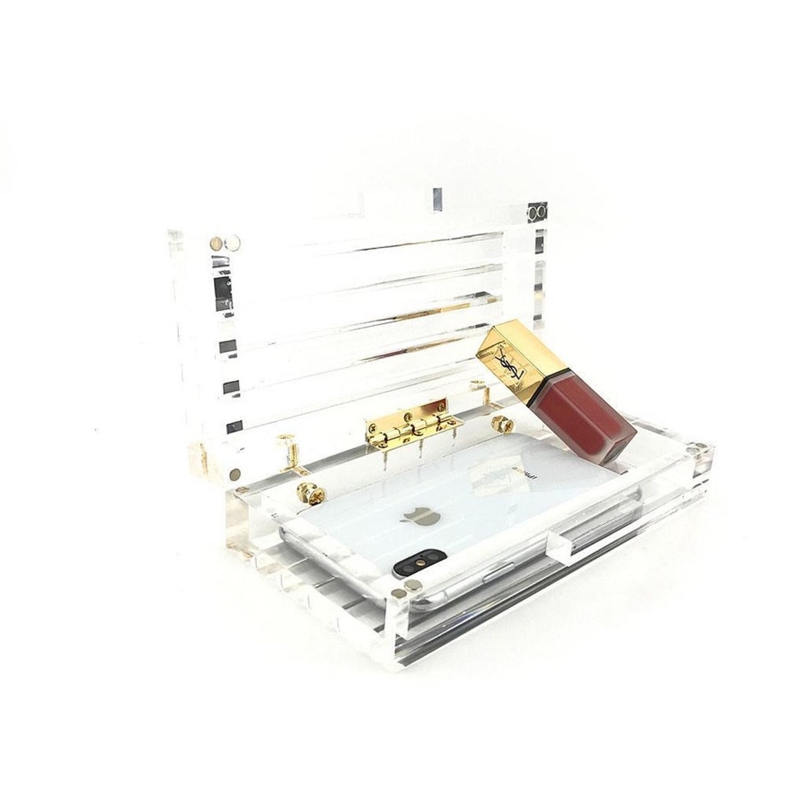 Lucite Clear Clutch Transparent Clutch Transparent Clear - Etsy