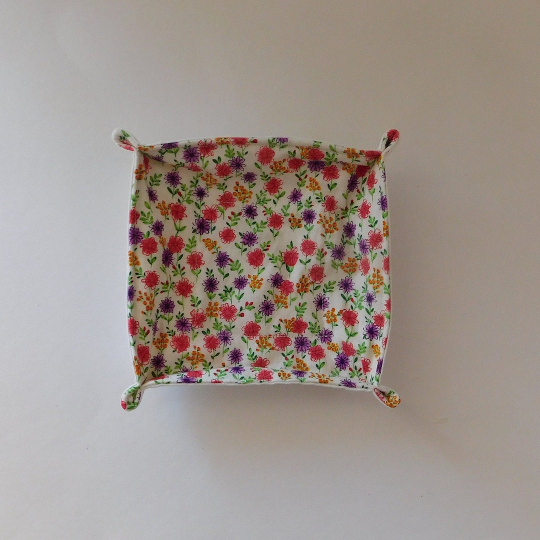 Decorative Fabric Tray/ Small Storage/jewelry Tray/nightstand - Etsy