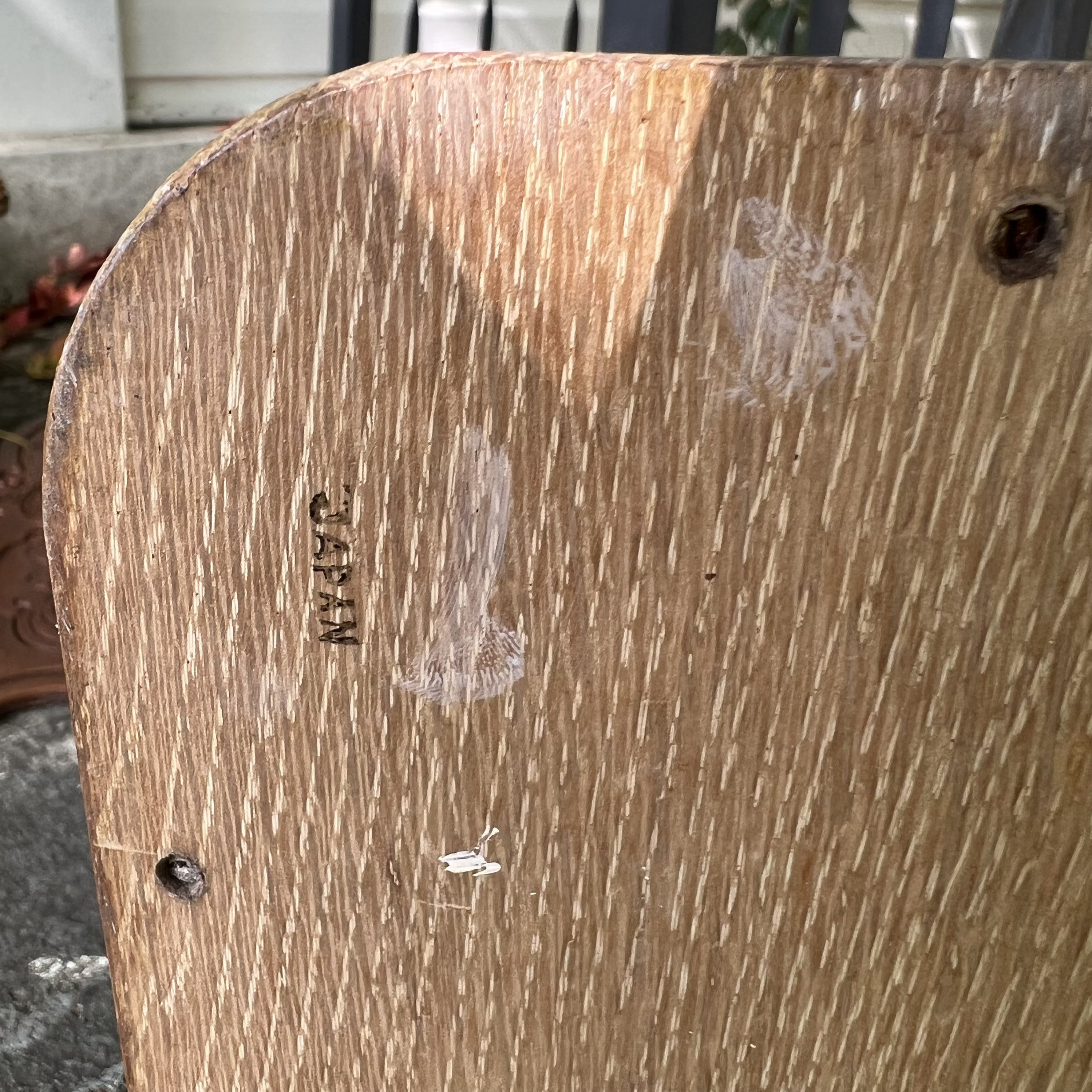 Vintage Mid Century Handpainted E.W. Woodware Tray Japan Birds Bamboo ...