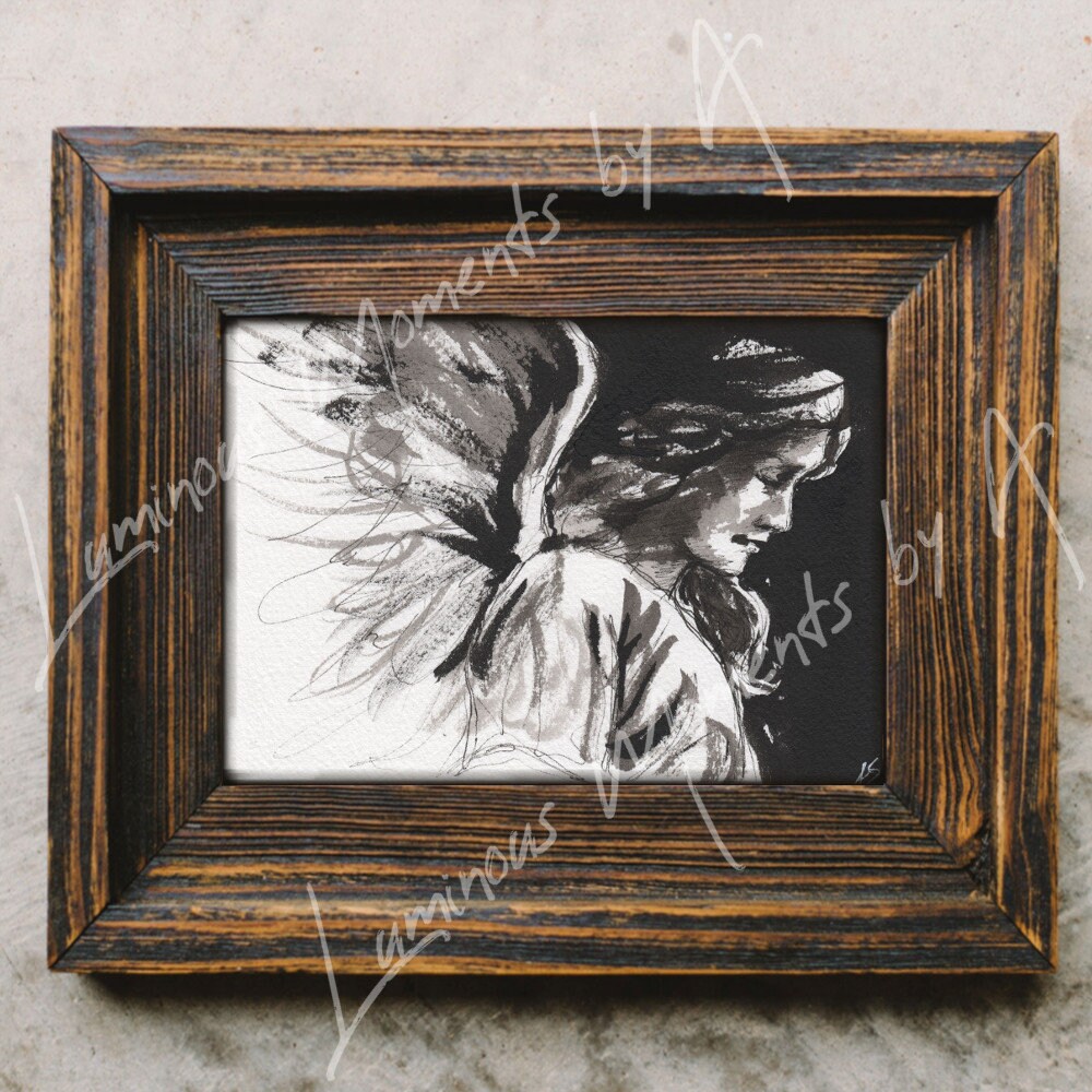 Guardian print of Original Ink Painting | Etsy