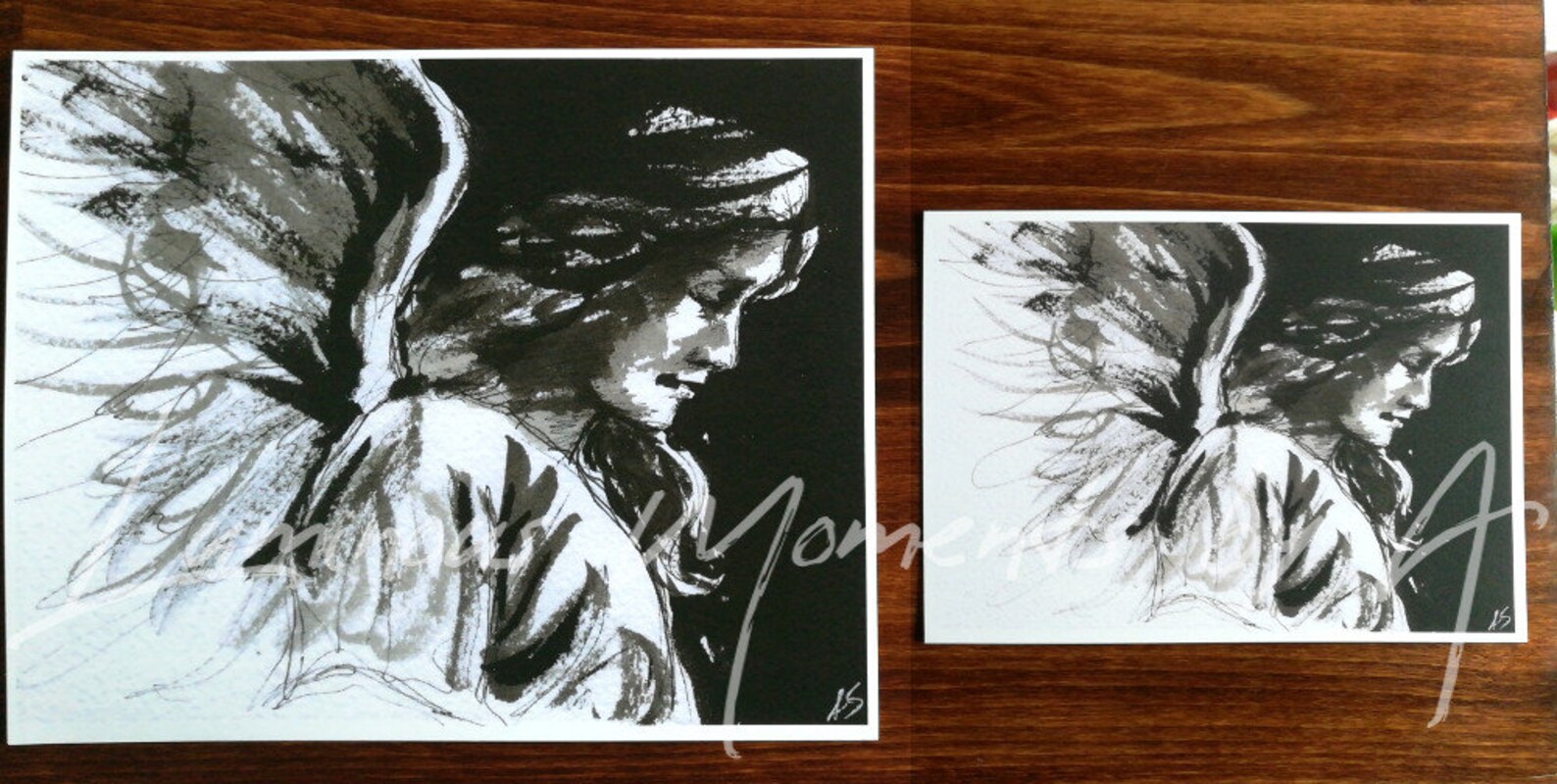 Guardian print of Original Ink Painting - Etsy