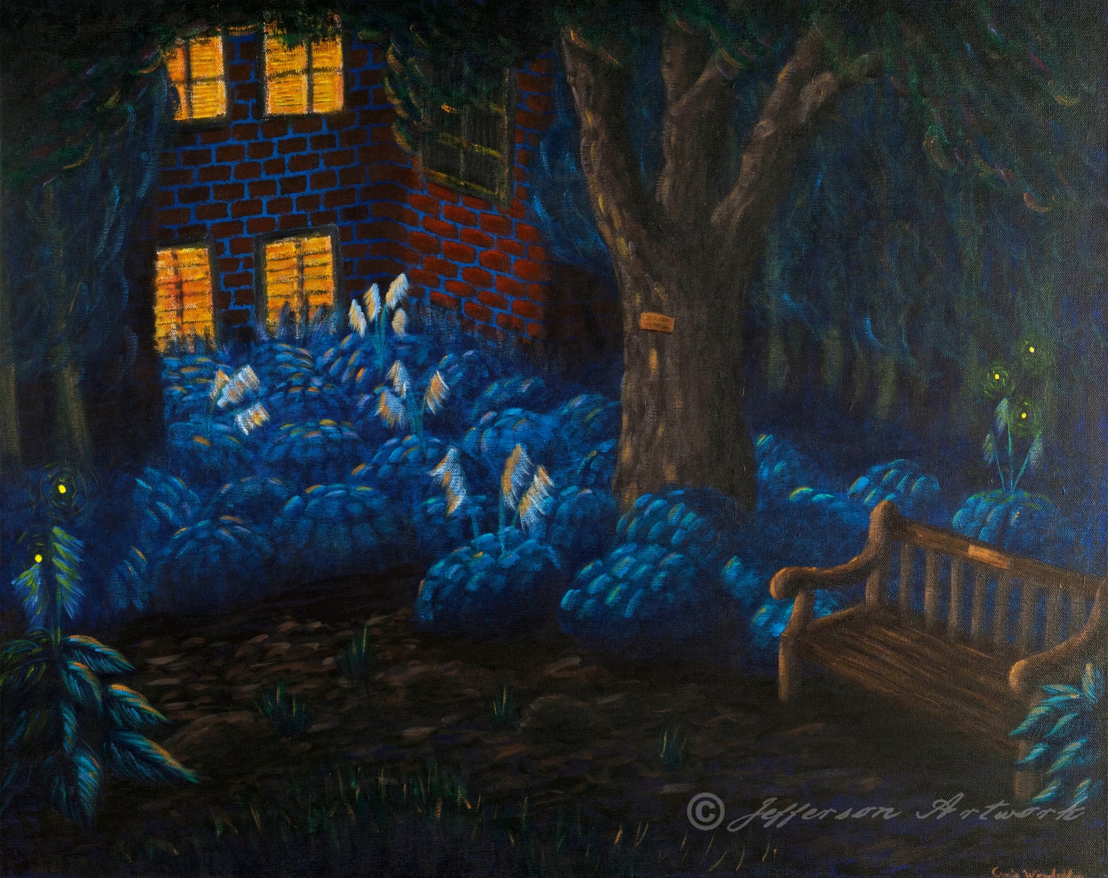 University of Virginia Hope Garden Art Print - Etsy Hong Kong