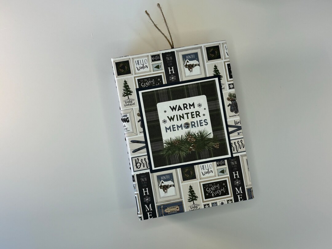 8.5x6 Photo Album Memory Keeper Scrapbook Warm Winter - Etsy