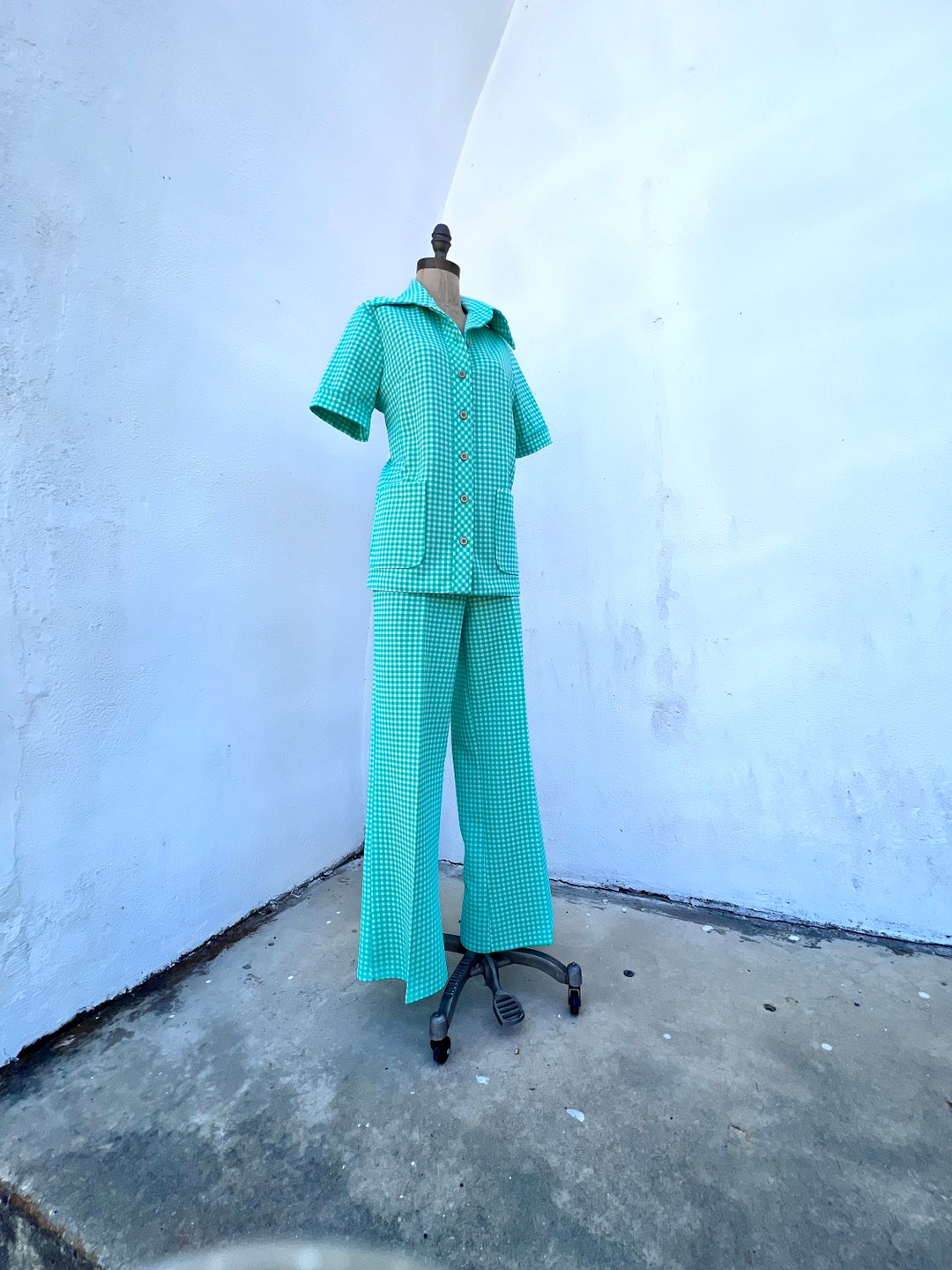 1970s Top and Pants Set by Cricket Lane - Etsy