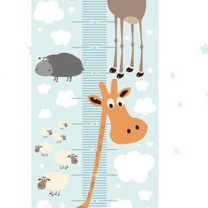 Growth Chart Decal With Child's Name Wall Sticker Nursery - Etsy