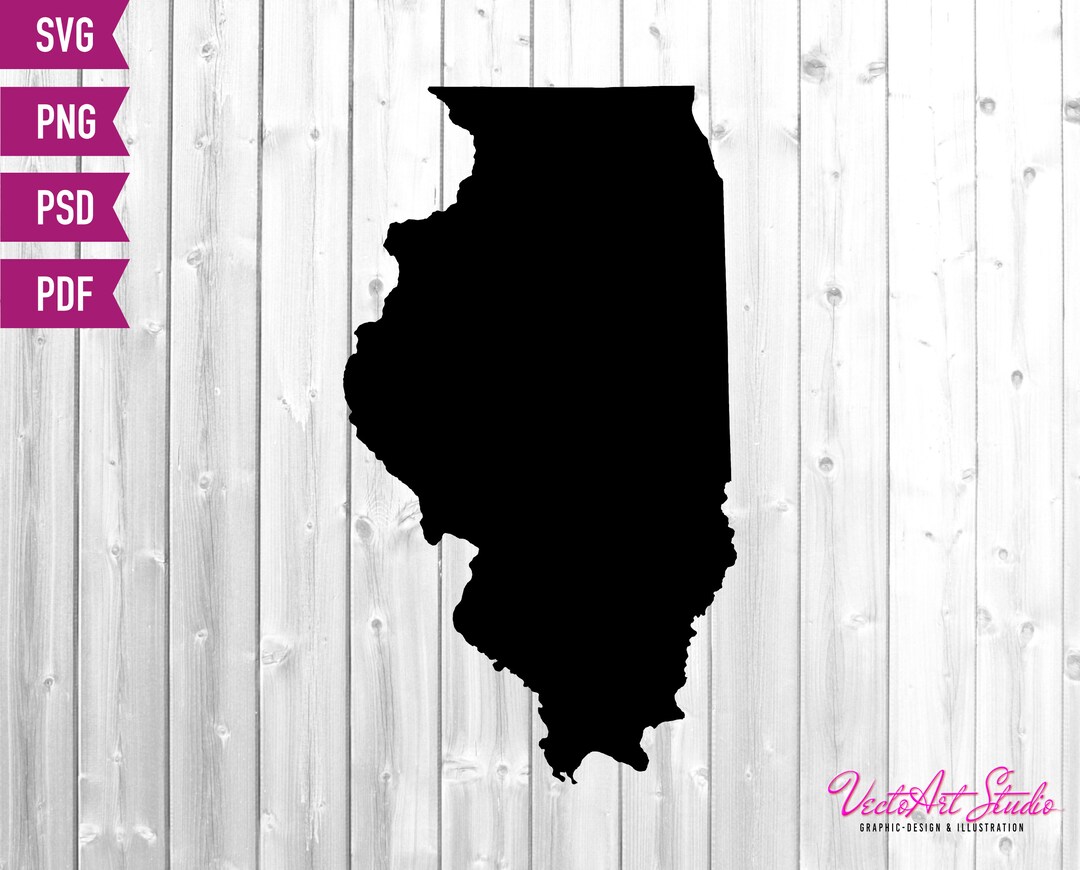 Illinois Svg, Illinois State Svg, USA Svg, United States of America Svg ...