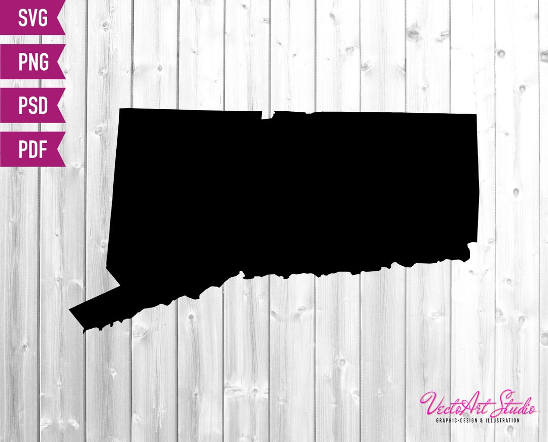 Connecticut Svg, Connecticut State Svg, USA Svg, United States of ...