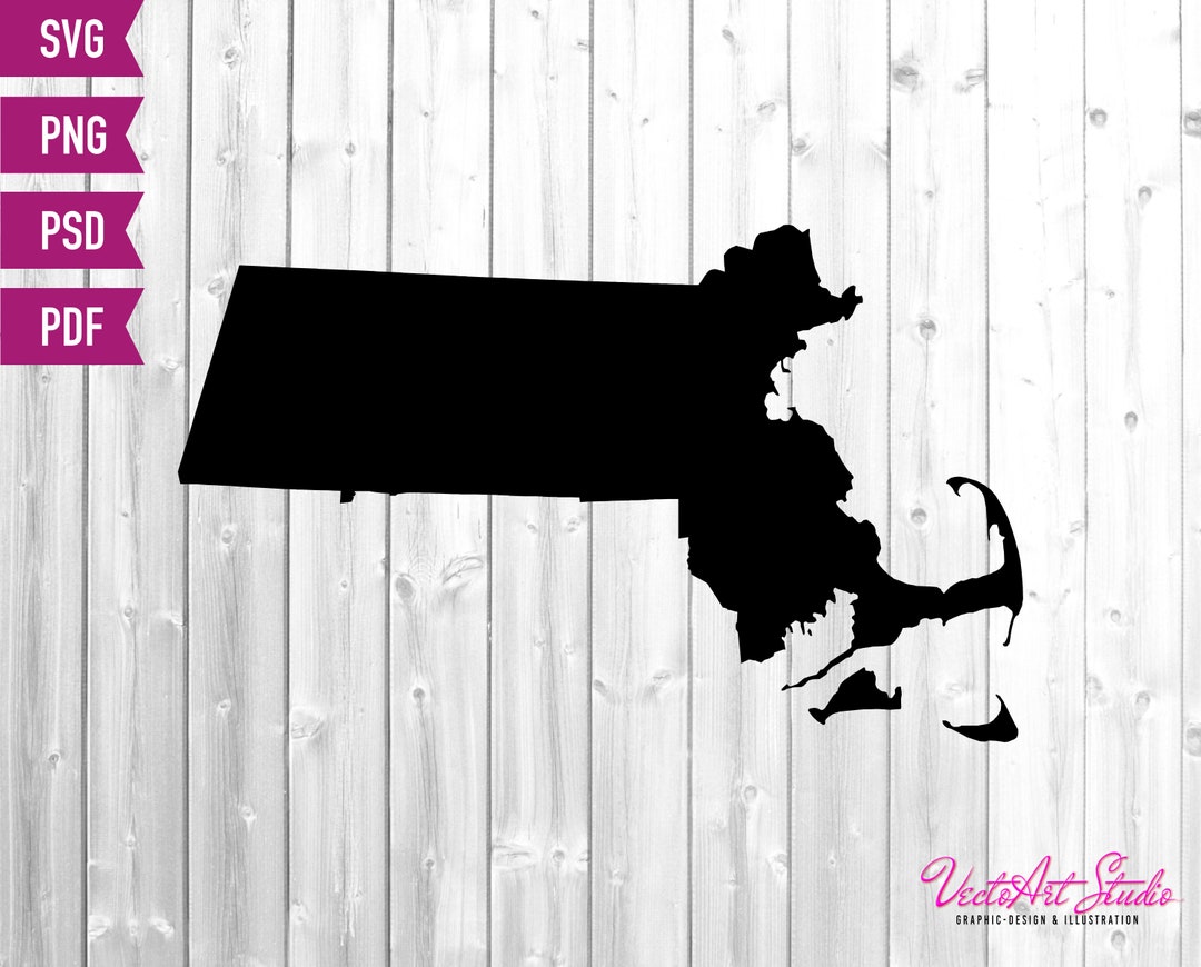 Massachusetts Svg,massachusetts State Svg, USA Svg, United States of ...
