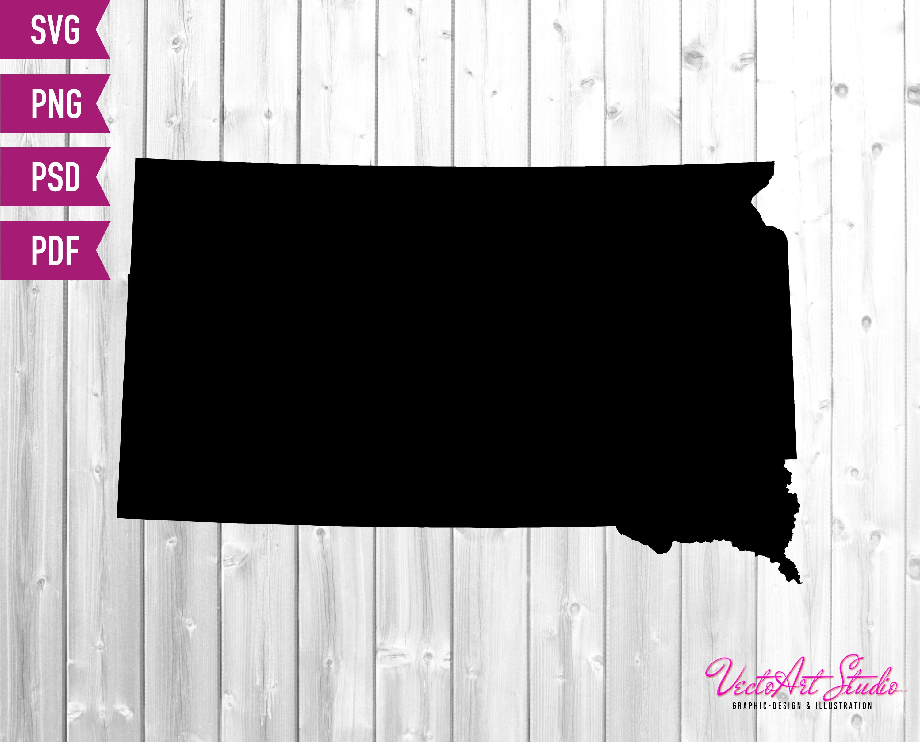 South Dakota Svg South Dakota State Svg USA Svg United - Etsy
