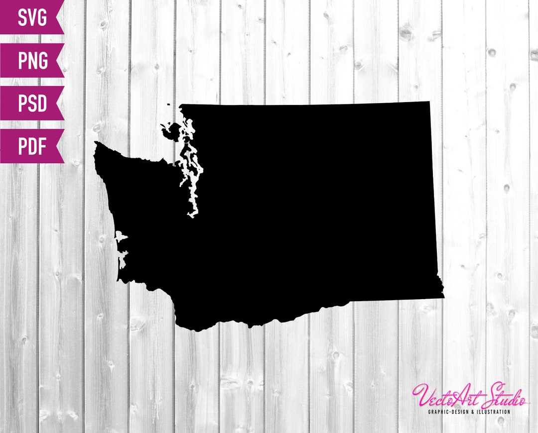 Washington Svg, Washington State Svg, USA Svg, United States of America ...