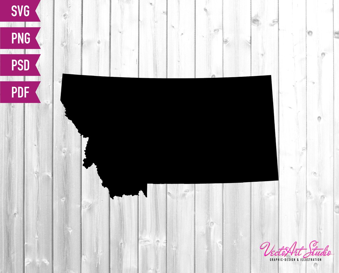 Montana Svg, Montana State Svg, USA Svg, United States of America Svg ...