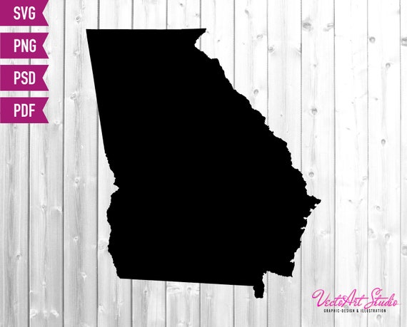Georgia Svg Georgia State Svg USA Svg United States of | Etsy