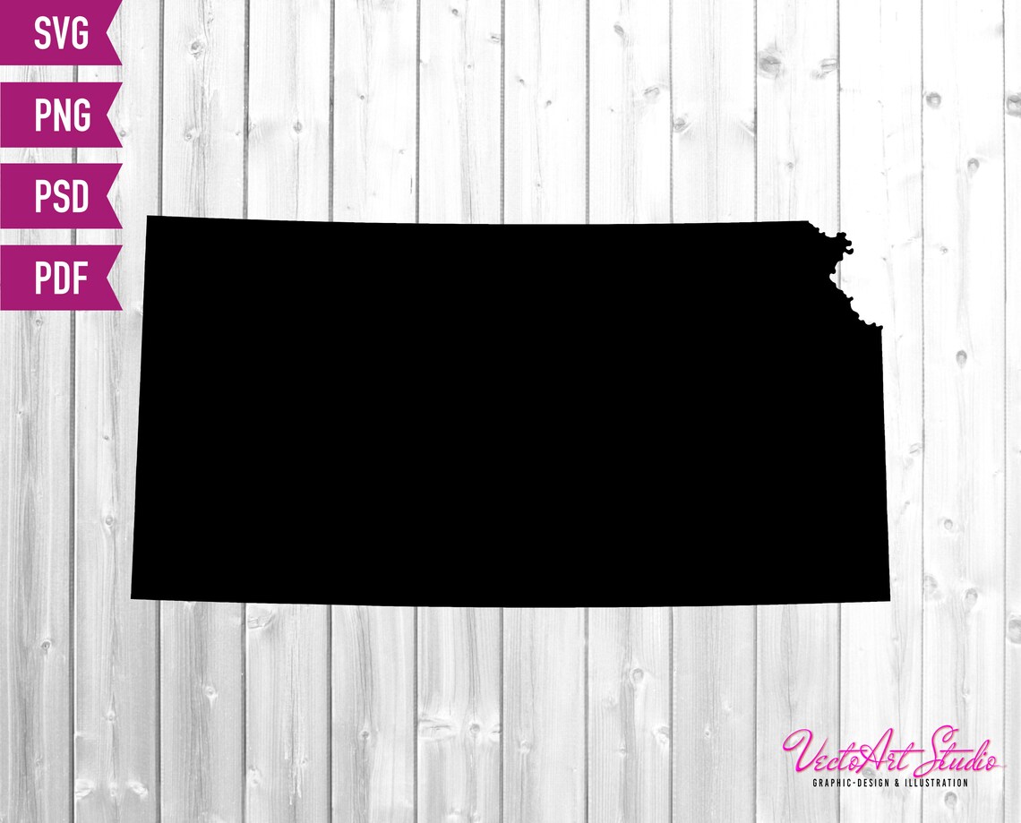 Kansas Svg, Kansas State Svg, USA Svg, United States of America Svg ...