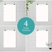 5:7 Vertical Hanging Paper Frame Mock Up, Mock up Frame, Styled ...