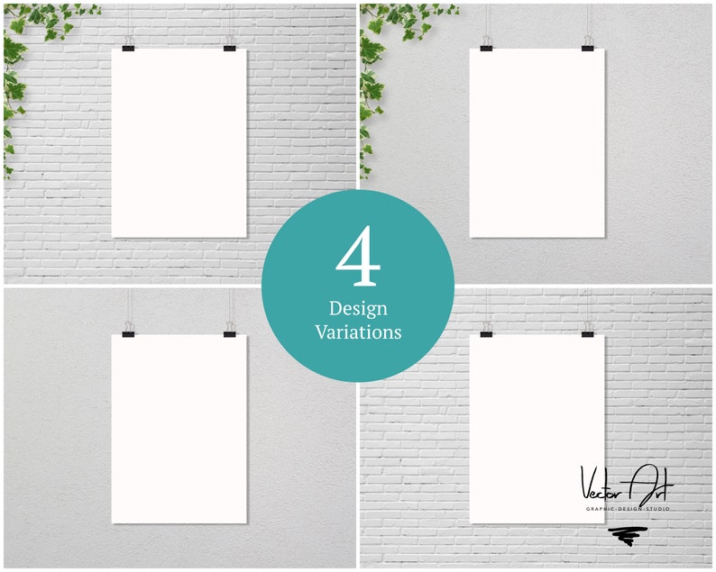 5:7 Vertical Hanging Paper Frame Mock Up Mock up Frame - Etsy