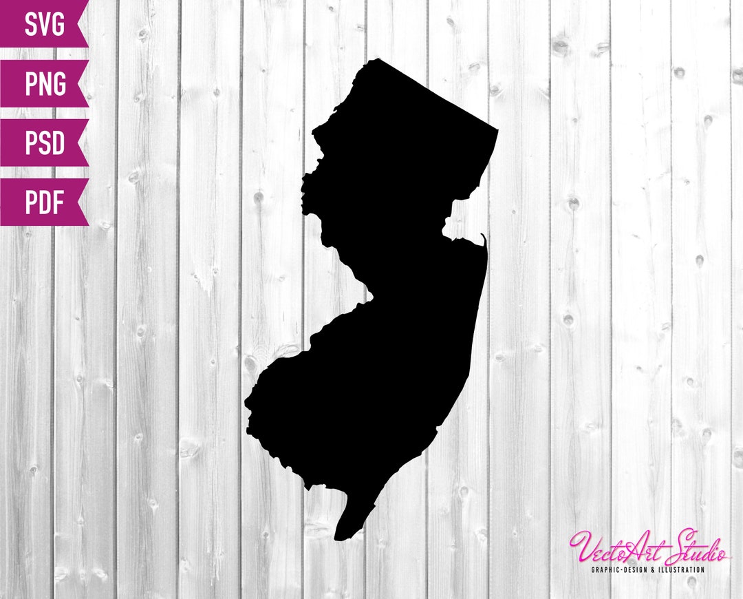 New Jersey Svg,new Jersey State Svg, USA Svg, United States of America ...