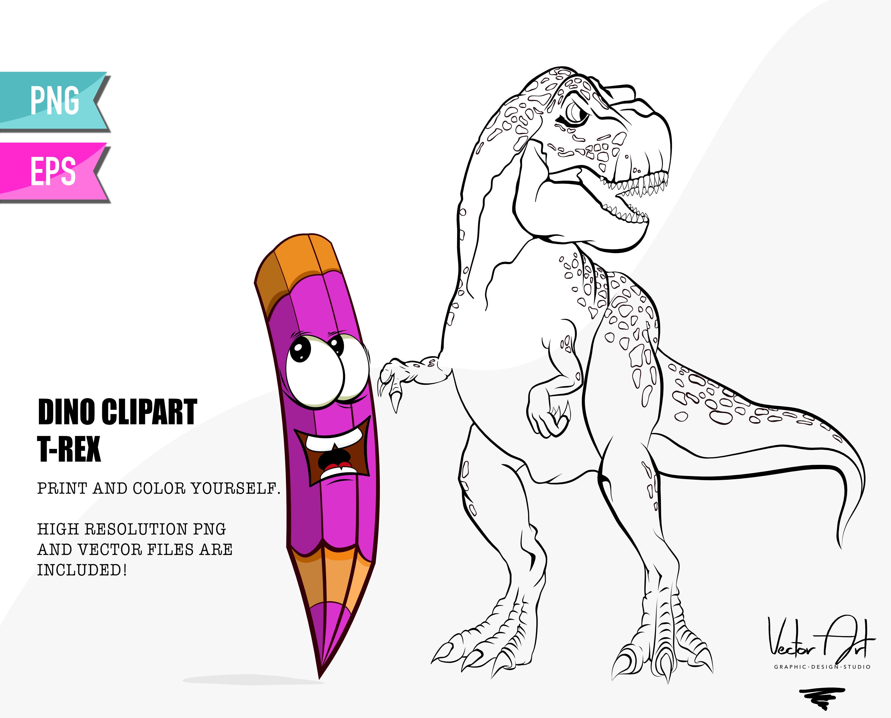 Tyrannosaurus Rex Dinosaur T-rex Jurassic Fear Reptile - Etsy