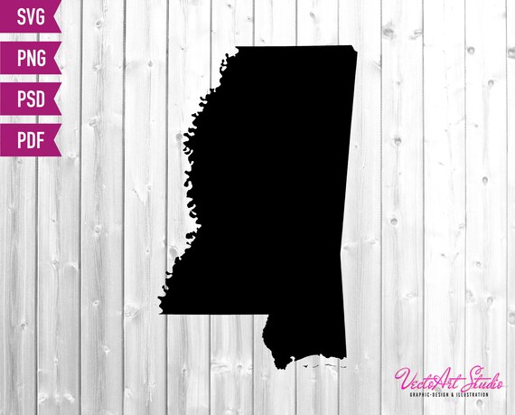 Mississippi Svg Mississippi State Svg USA Svg United States | Etsy