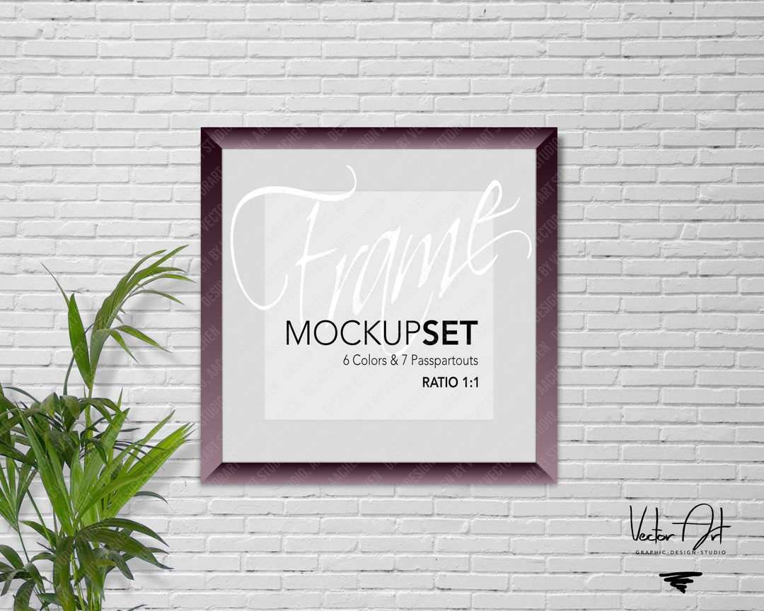 DIGITAL FRAME, Frame CLIPART, Mockup Frame, Digital Frames, White Frame ...