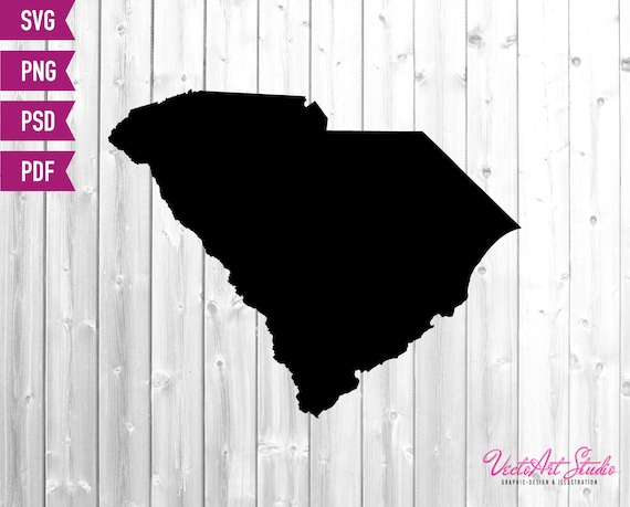 South Carolina Svg USA Svg United States of America Svg - Etsy
