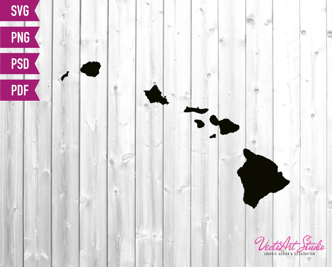 Hawaii Svg, Hawaii State Svg, USA Svg, United States of America Svg ...