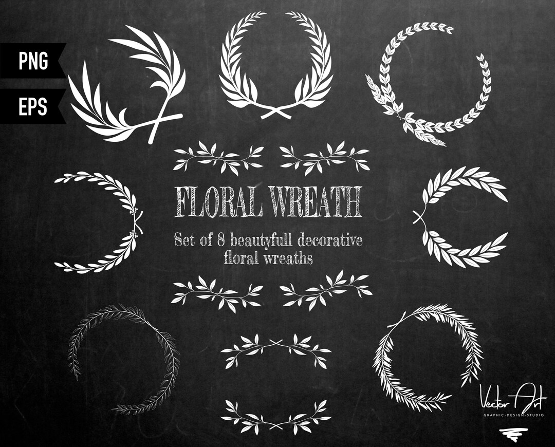 Laurel Wreath Frame Clip Art, PNG Images & Vector, Logo Clipart Graphic ...