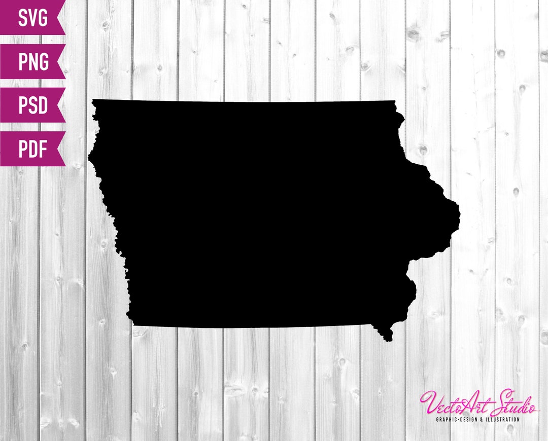 Iowa Svg, Iowa State Svg, USA Svg, United States of America Svg ...
