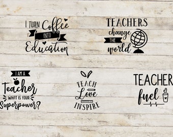 Teacher decal | Etsy