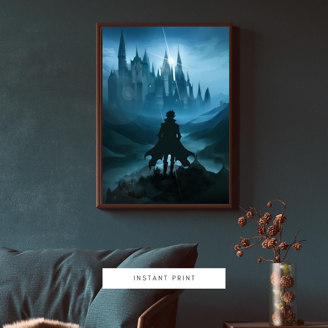 Gothic Castle Print - Etsy