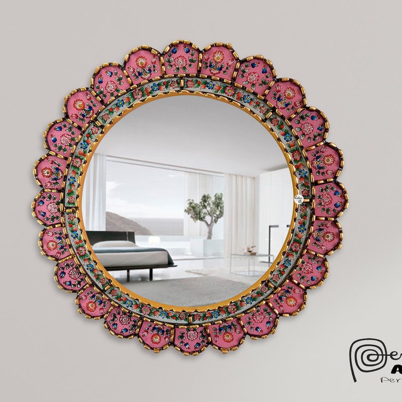 Pink Mirror - Etsy