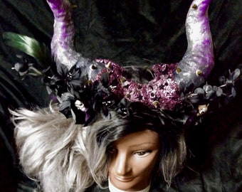 Horn headdress | Etsy