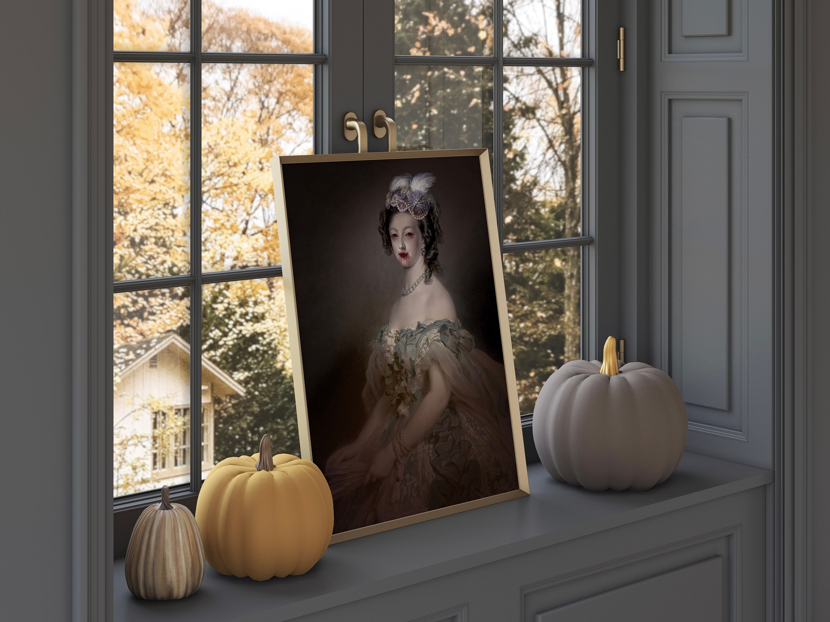 Victorian Goth Vampire Macabre Wall Art Dark Academia - Etsy