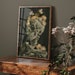 Beautiful Vintage Halloween Skeleton Decor Haunted Painting - Etsy