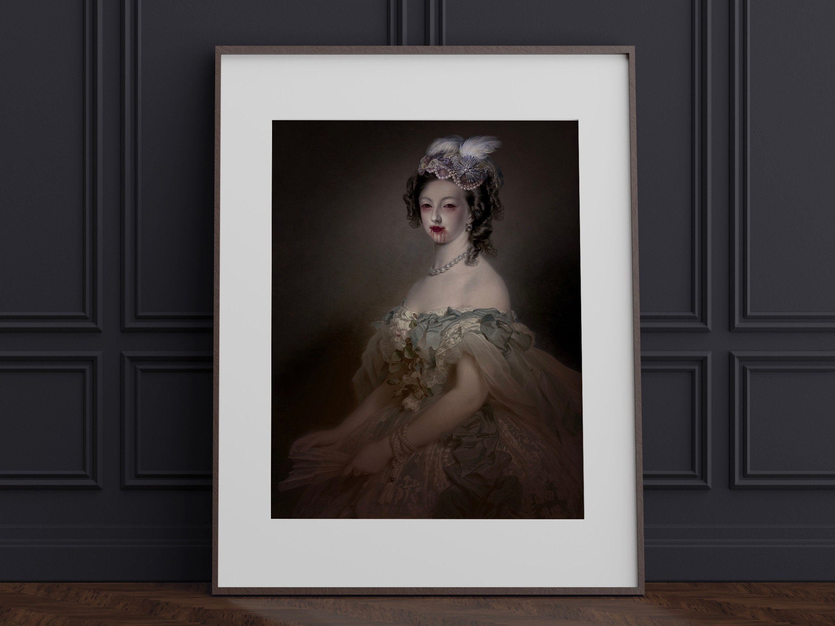 Victorian Goth Vampire Macabre Wall Art Dark Academia - Etsy