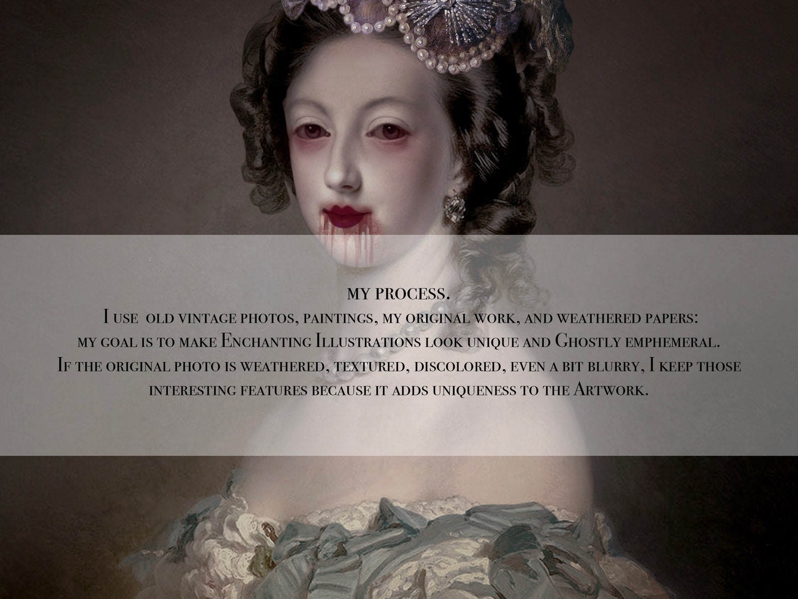 Victorian Goth Vampire Macabre Wall Art Dark Academia - Etsy