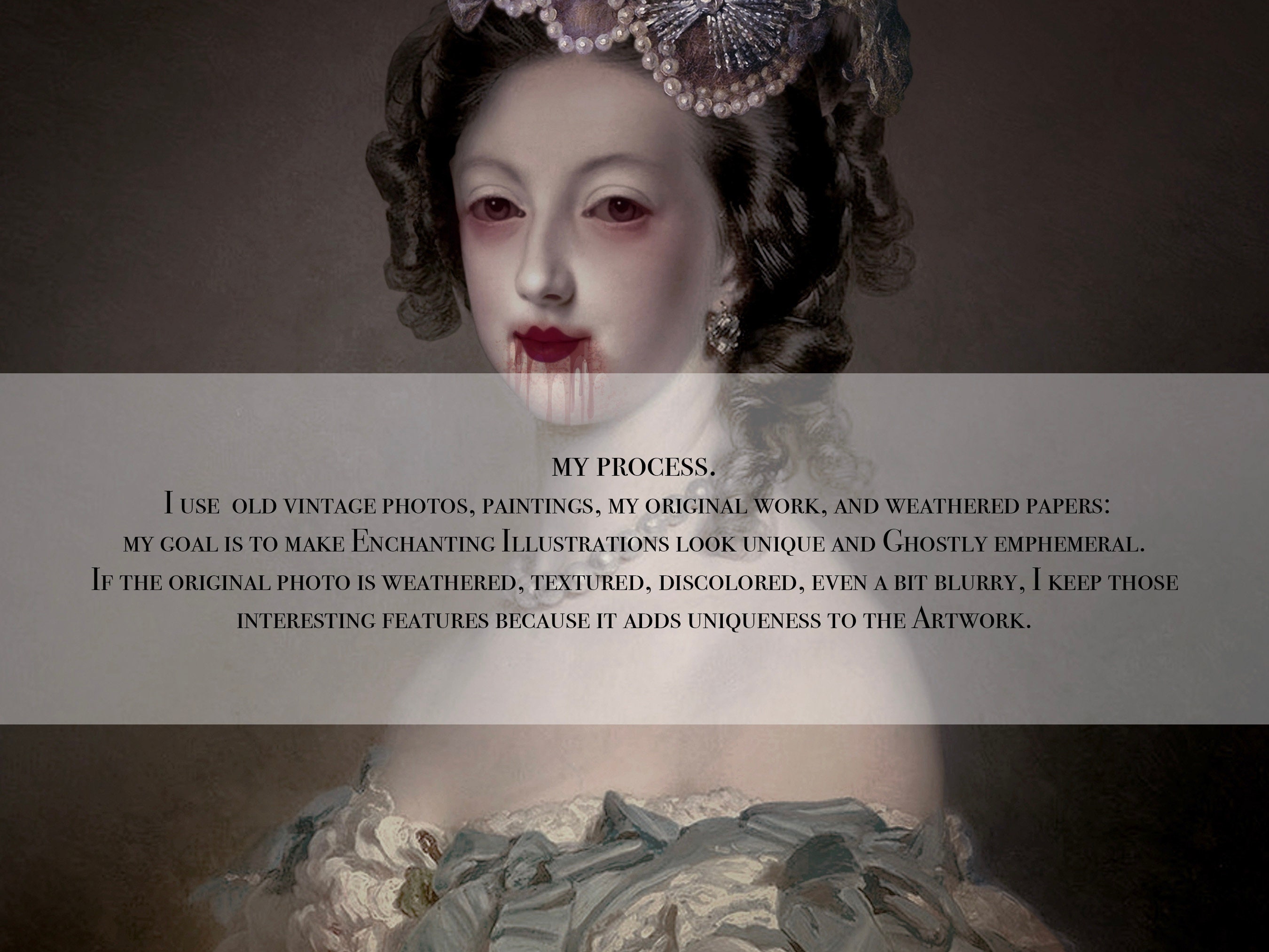 Victorian Goth Vampire Macabre Wall Art Dark Academia - Etsy