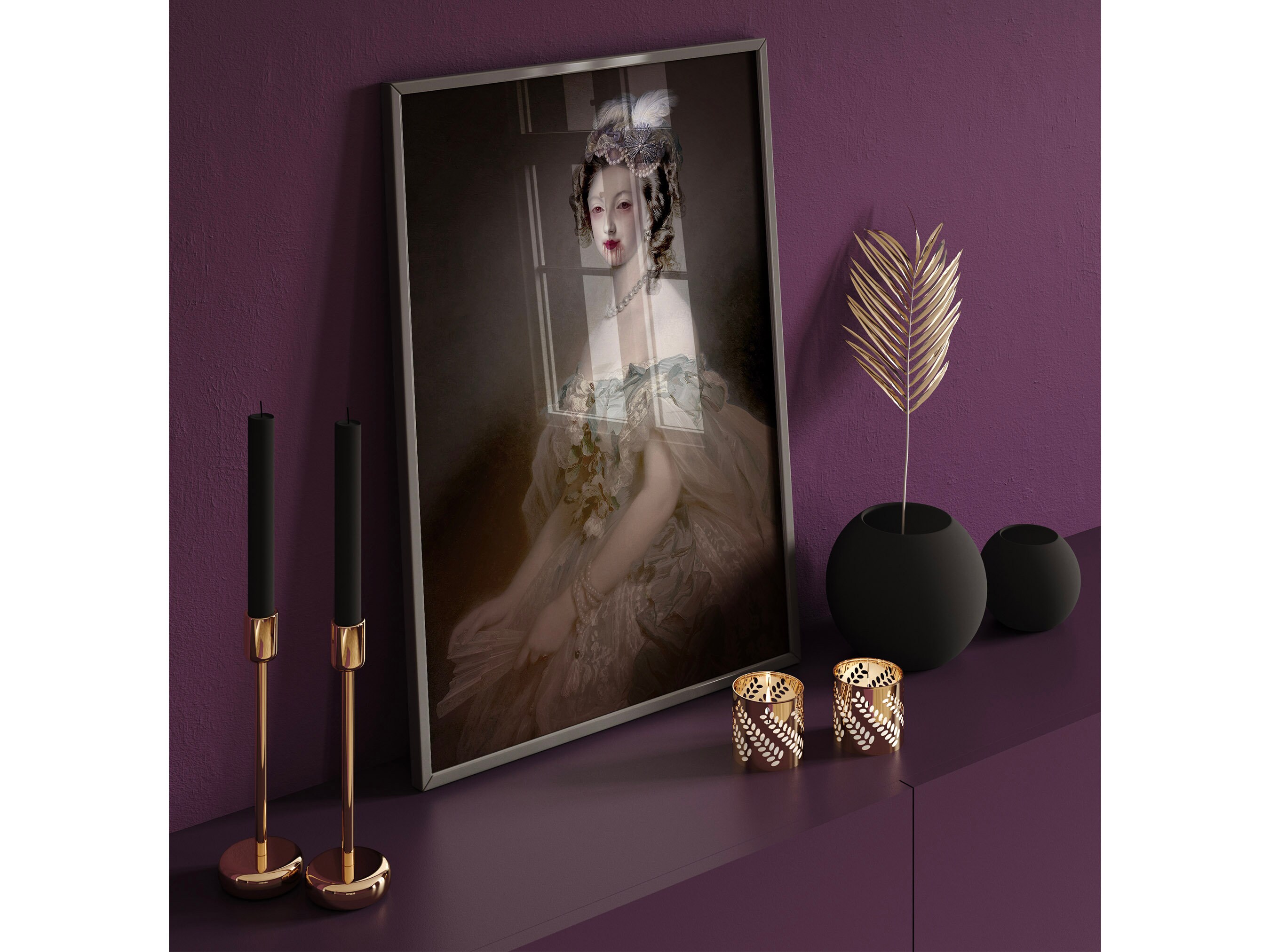 Victorian Goth Vampire Macabre Wall Art Dark Academia - Etsy