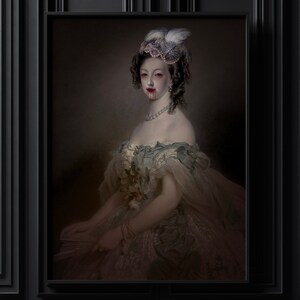 Victorian Goth Vampire Macabre Wall Art Dark Academia - Etsy