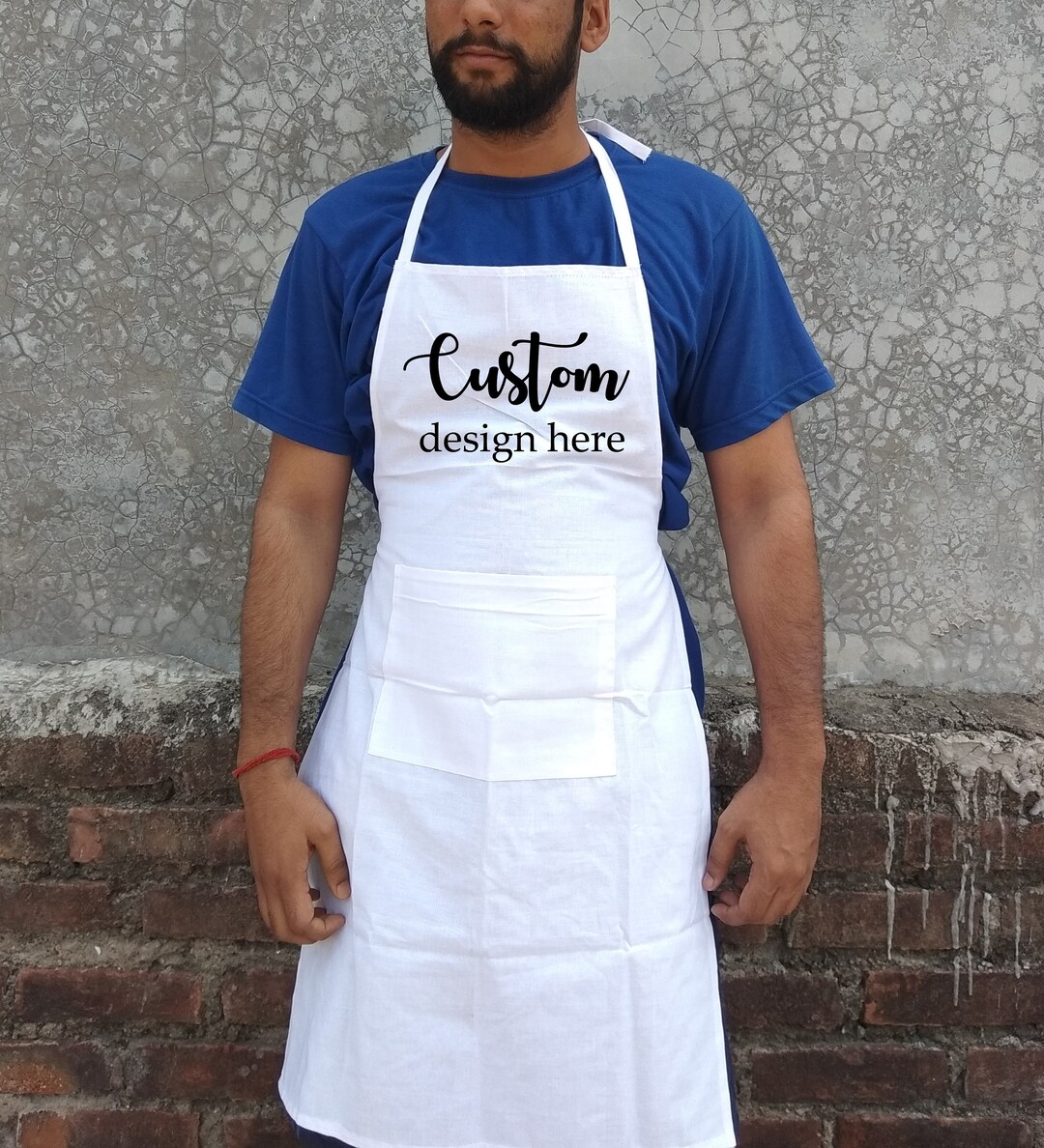 Custom Name or Designing Apron, Wedding, Bridesmaid, Restaurant Apron ...