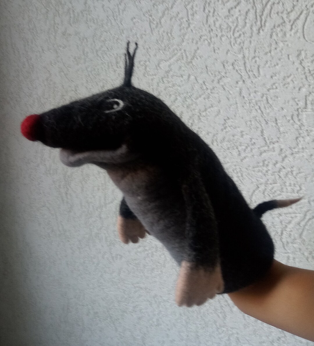 Hand Puppet Mole digging Fast - Etsy