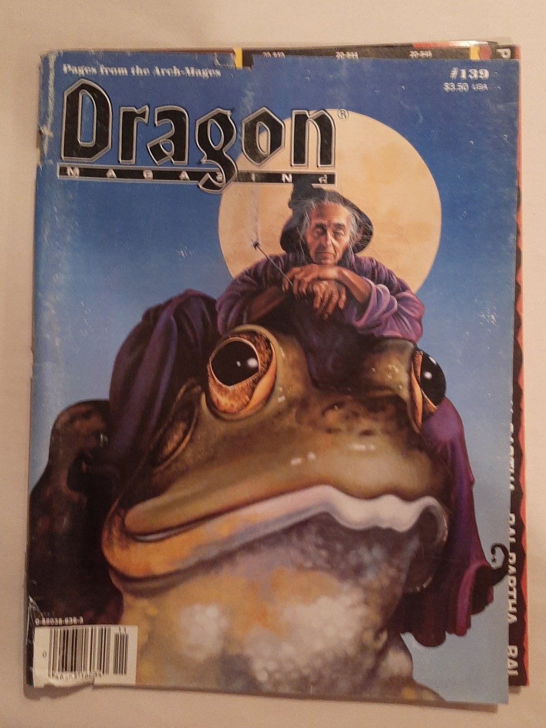 Dragon Magazine Issue 139 November 1988 Good Condition - Etsy