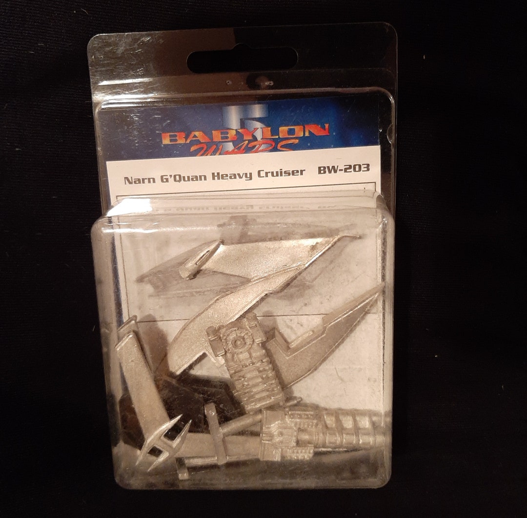 Narn G'quan Heavy Cruiser 1/3900 Scale Vintage 1998 Metal / Lead RPG ...