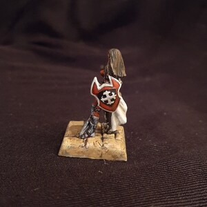 Female Knight Paladin Crusader 28mm Hand Painted Metal Reaper RPG ...