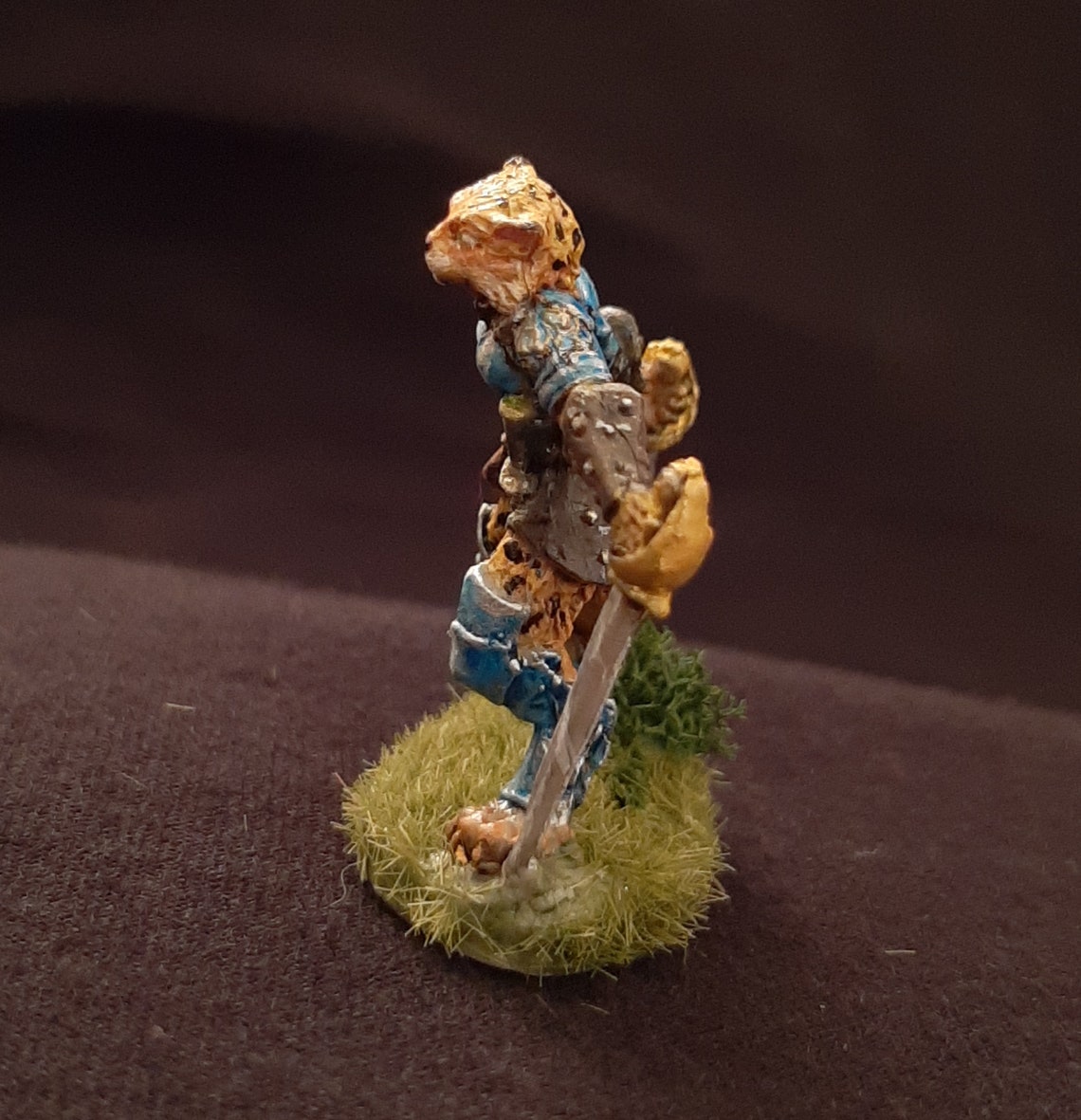 Catfolk Warrior 28mm Painted Reaper Mini Bones Black - Etsy