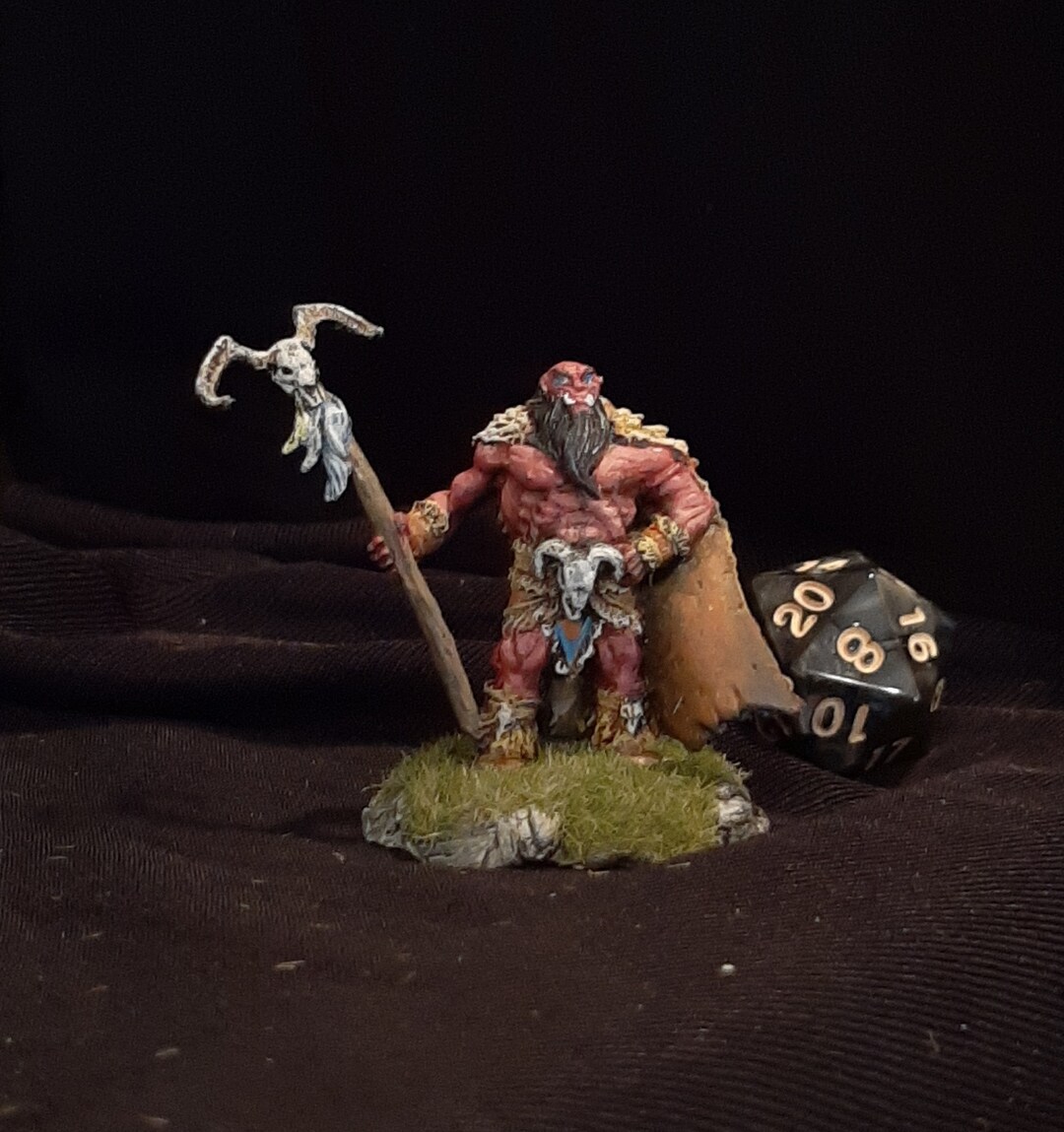 Bugbear Shaman Druid 28mm Painted Reaper Plastic Dandd Tabletop ...
