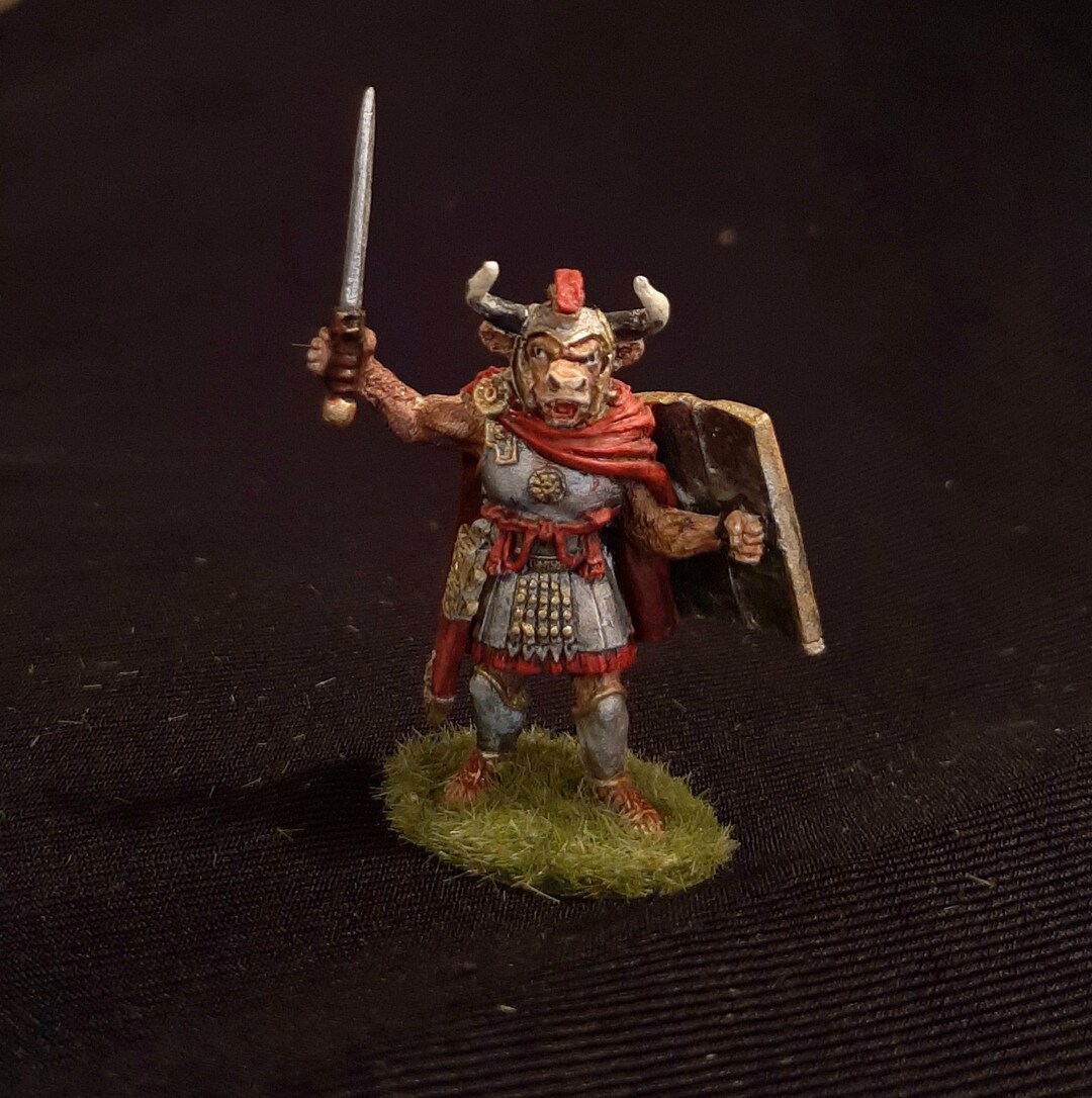 Minotaur of the Imperial Sword and Shield Rare Ral Partha 1990 28mm ...